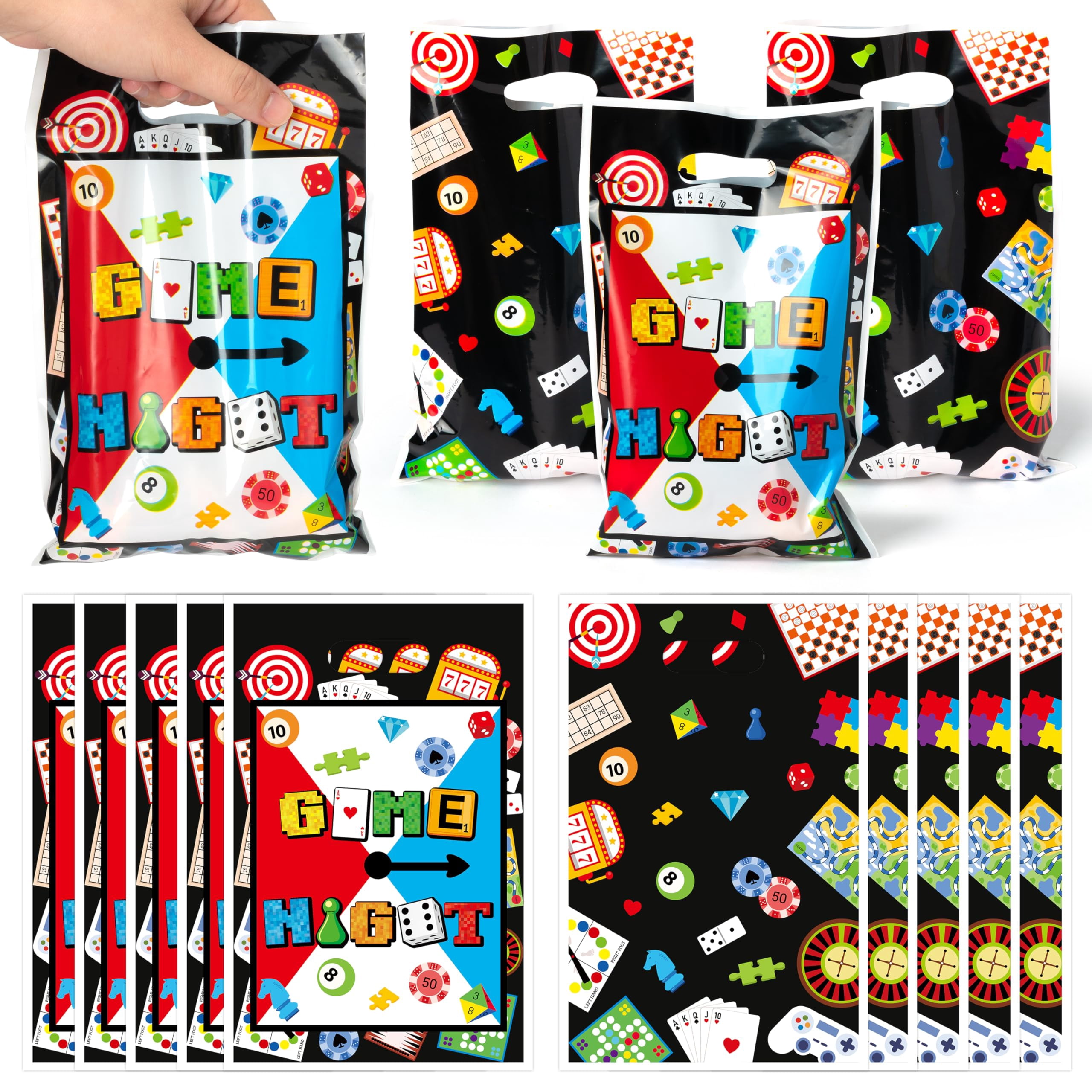G1ngtar 50Pcs Family Game KEF16 Night Party Favor On Sweet Goodie Candy ...