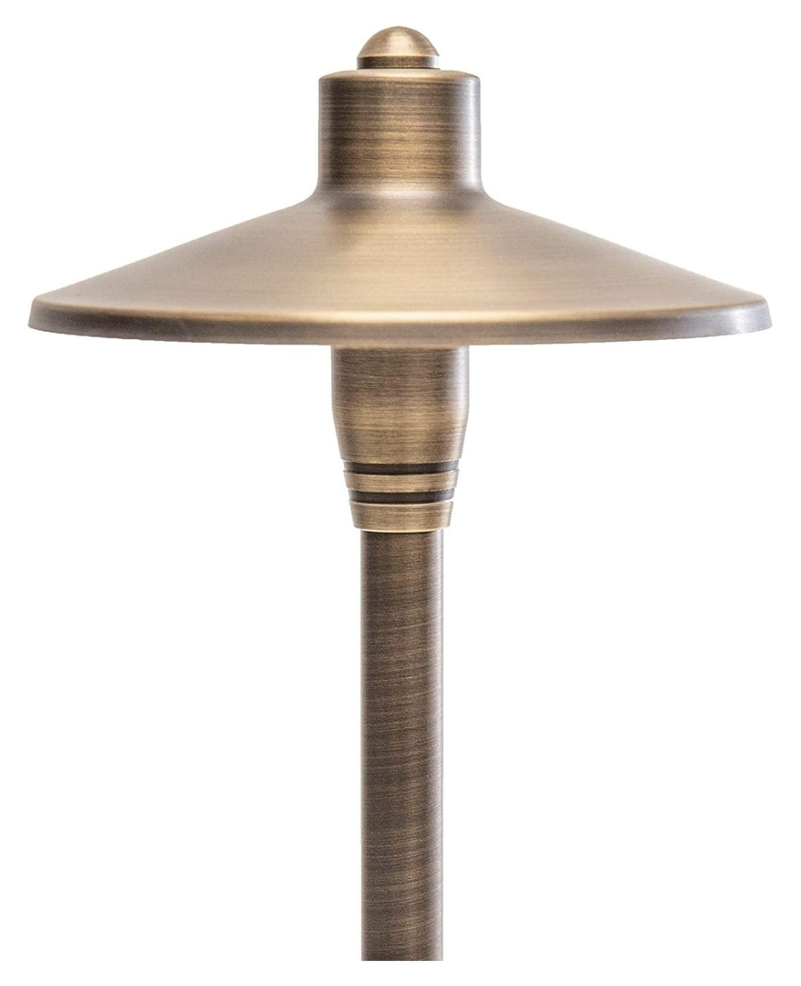 G2 12V Brass Light (24" Tall) with 3W 2700K Warm White G4 LED Bulb for ...