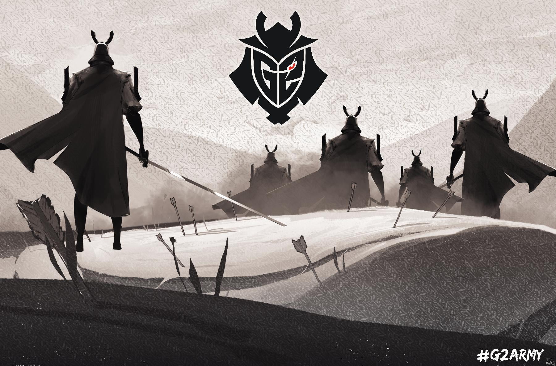 G2 Esports - Samurai Wall Poster, 14.725" x 22.375" - Walmart.com