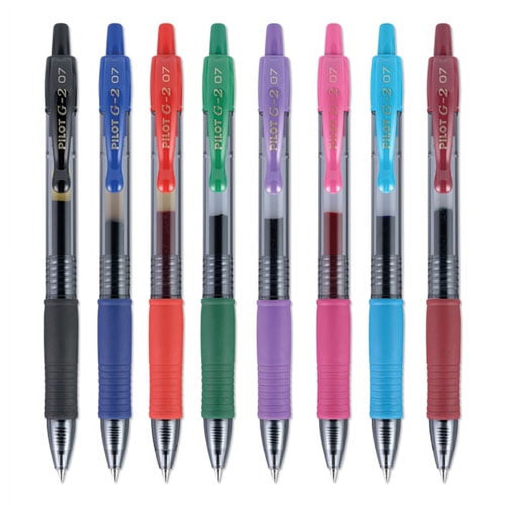 G2 Premium Gel Pen, Retractable, Fine 0.7 Mm, Assorted Ink And Barrel ...