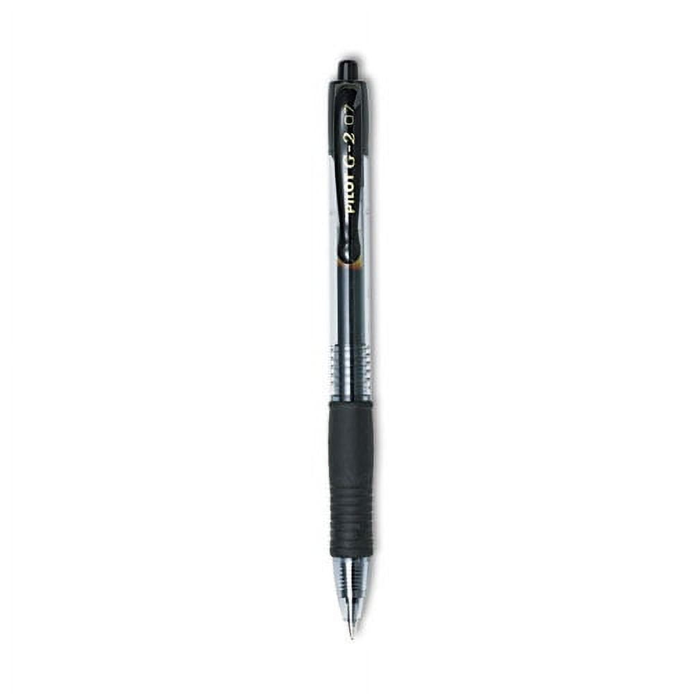 G2 Premium Gel Pen, Retractable, Fine 0.7 Mm, Black Ink, Smoke Barrel ...