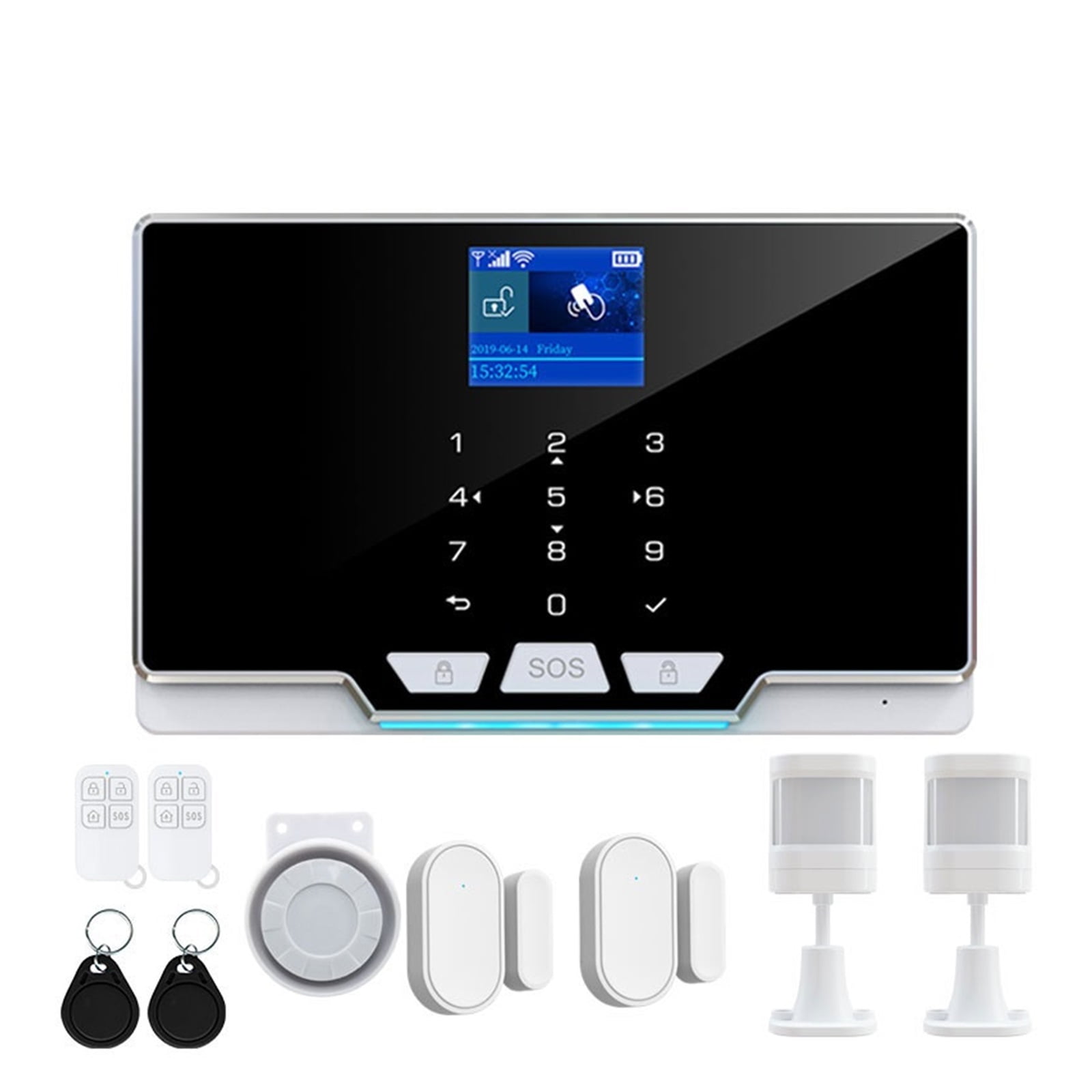 G20 Gsm Home Security Alarm System Burglar App Control Full-Color ...