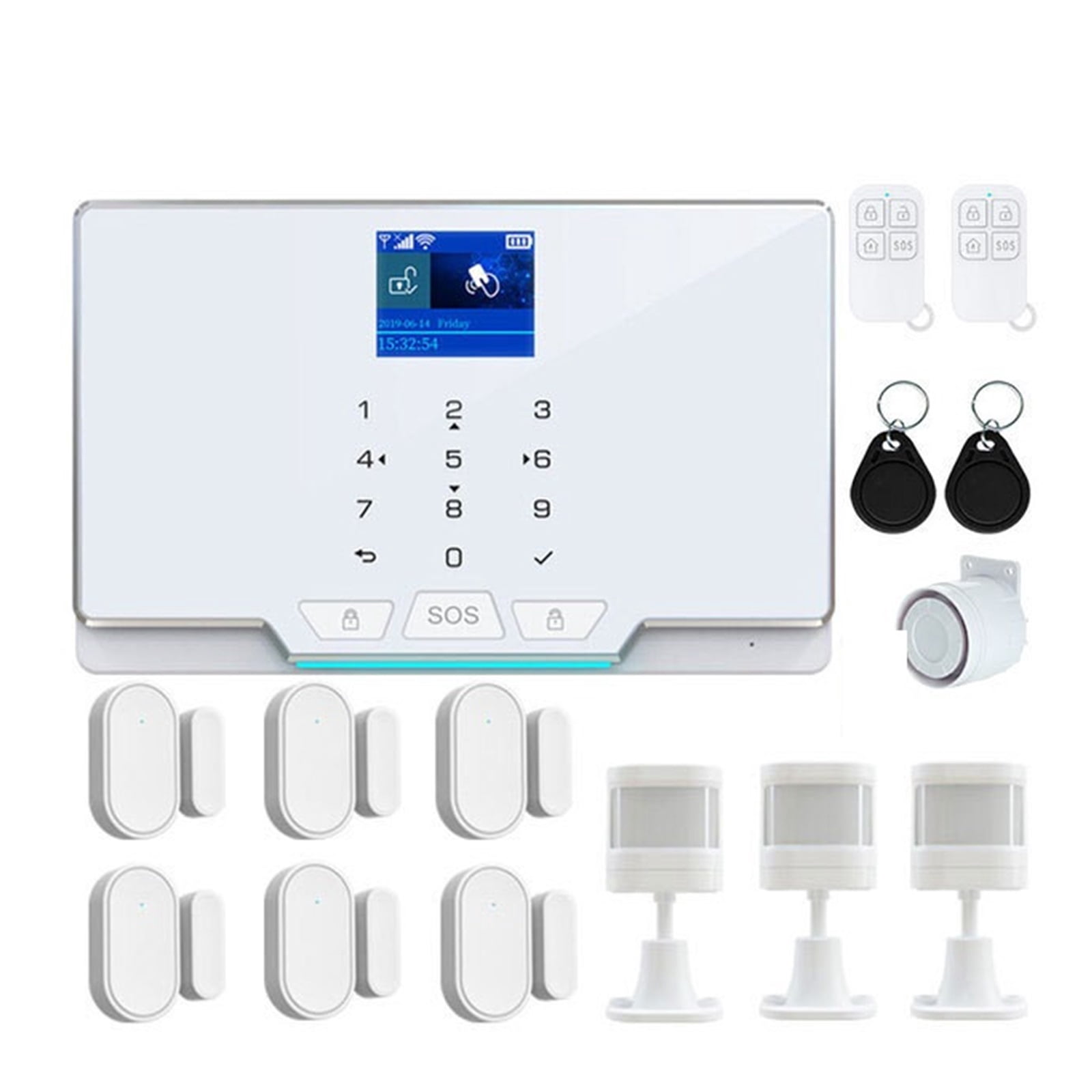G20 TUYA SIM GSM Security Alarm System Home Smart Alarm Kits Wireless ...
