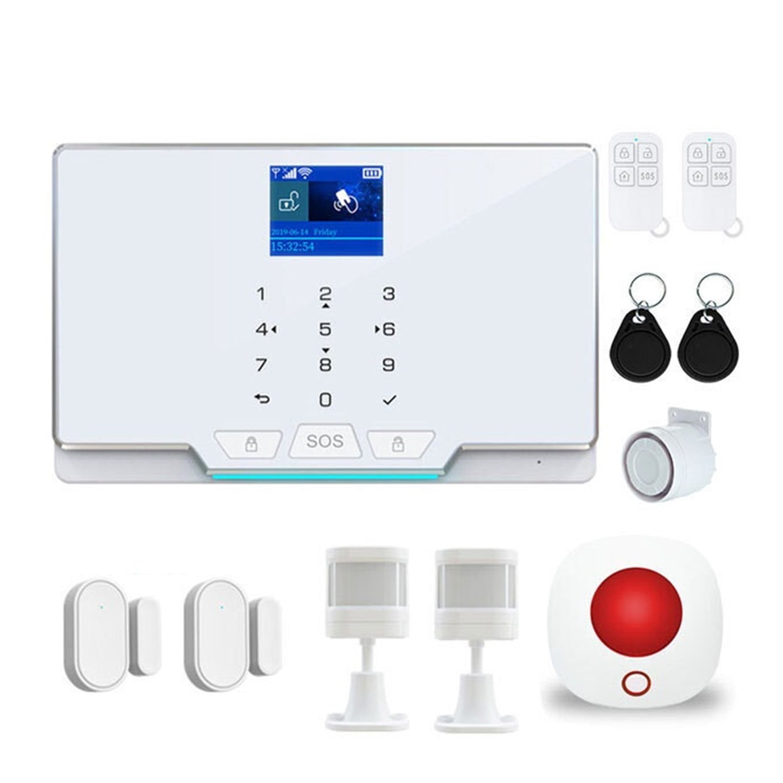 G20 TUYA SIM GSM Security Alarm System Home Smart Alarm Kits Wireless ...