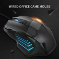 G200 Gaming Wired-mouse Optical-mouse 2400DPI 4-color RGB Light-mouse ...