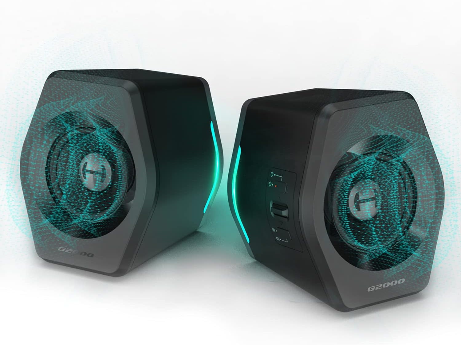 G2000 32W PC Gaming Computer Speakers for Laptop Mac Desktop Computer ...