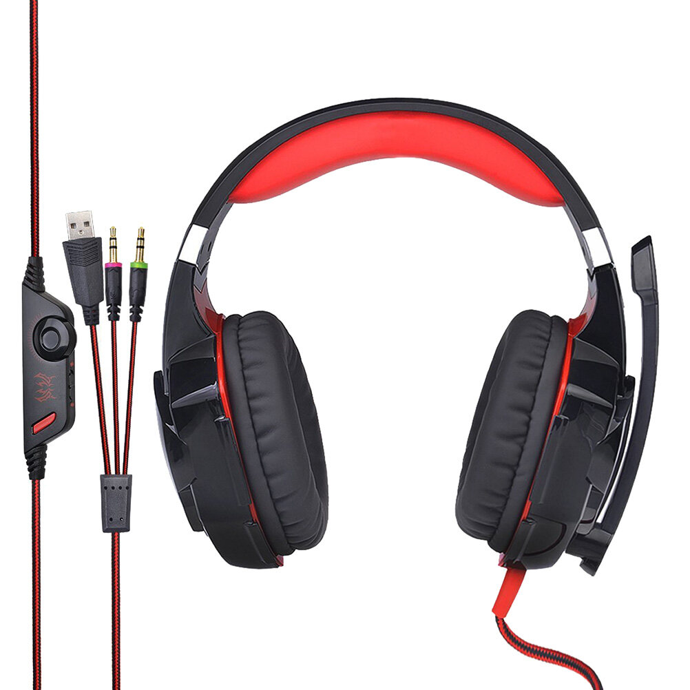 G2000 Breathing LED Light Deep Bass Game Headphone Stereo Surrounded ...