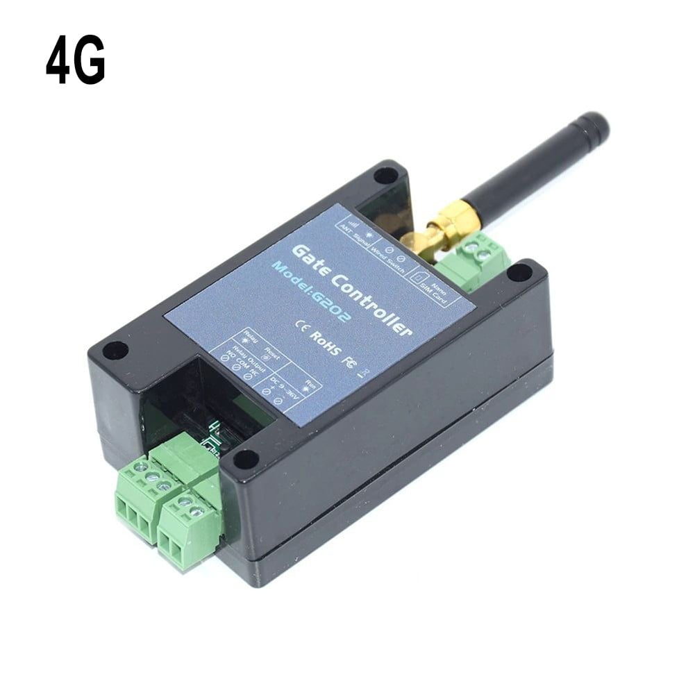 G202 4G GSM Wireless Gate Opener Relay Remote Control Door Access ...