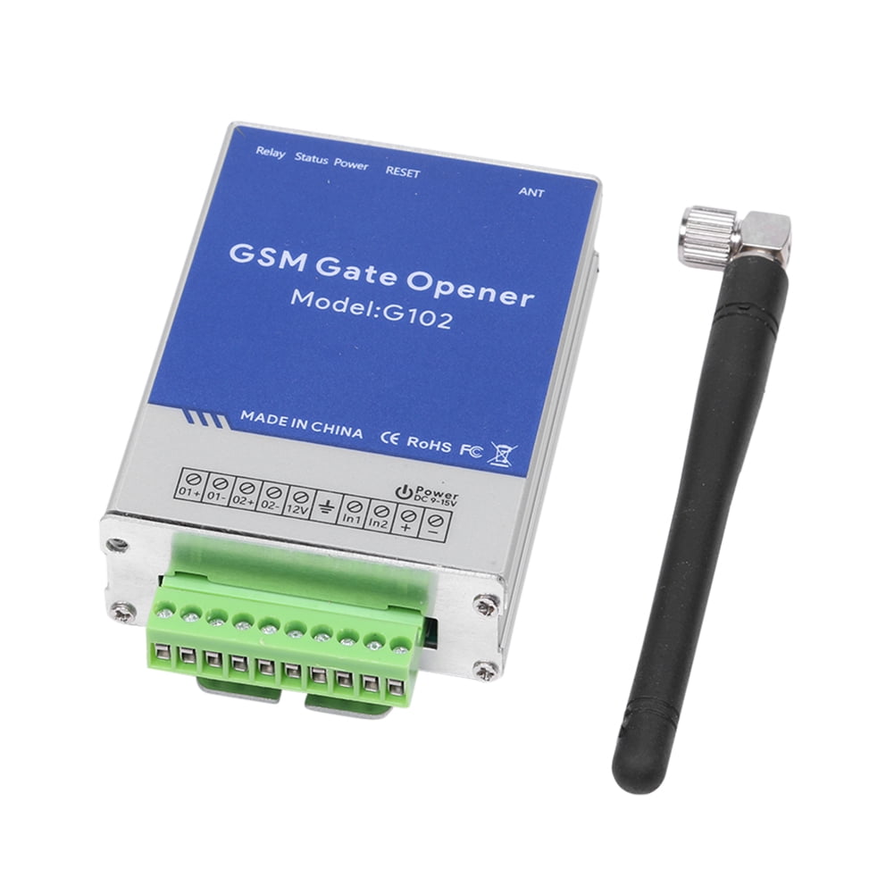 G202 GSM Gate Opener Relay Switch Remote Control 200 User Door Access ...