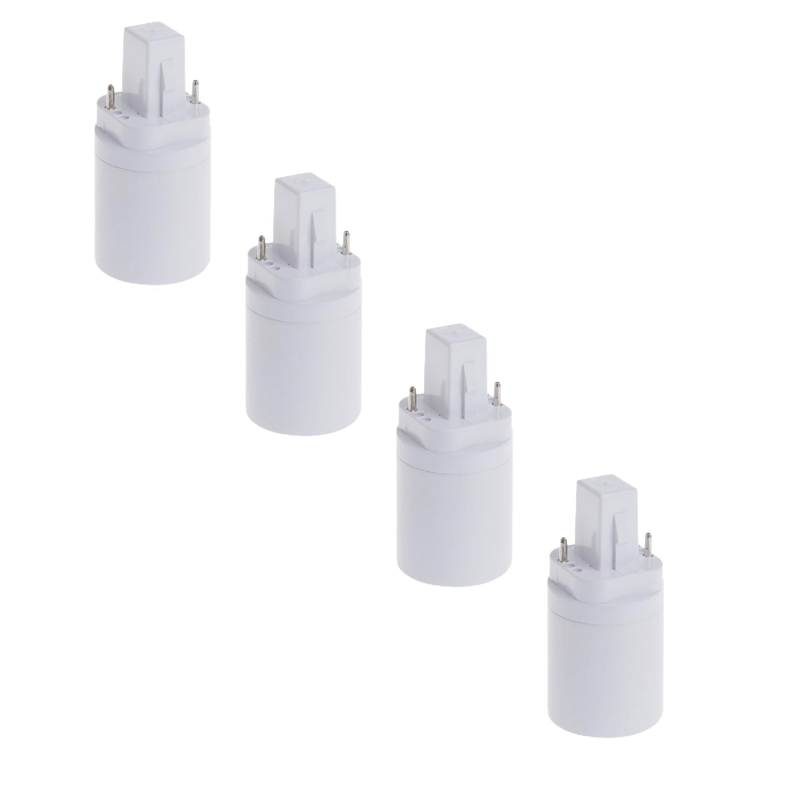 G24 to E27 Socket Adapter - LED Light Bulb Base Converter for G24 to ...