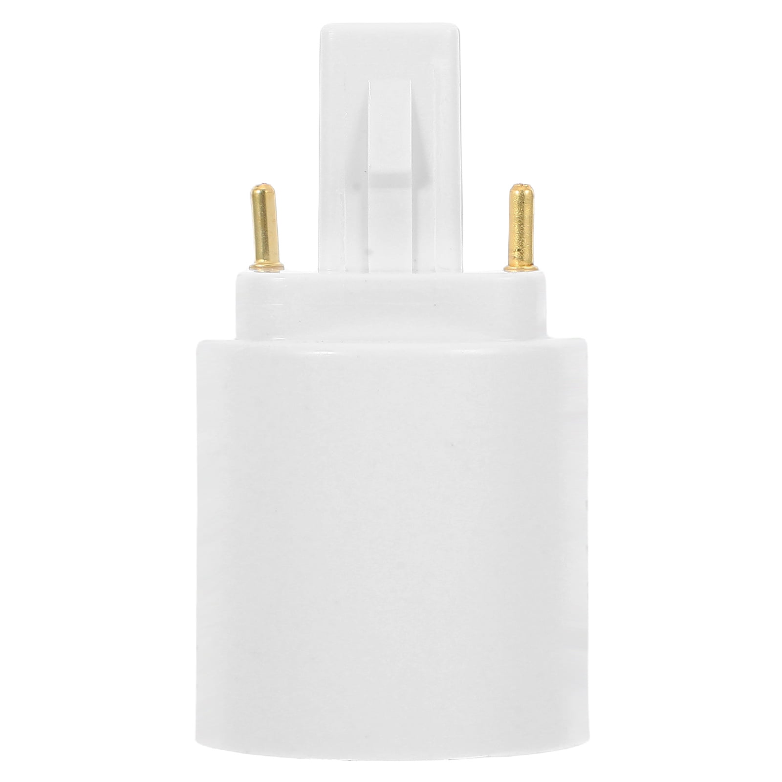 HAMPPLIES Light Bulb Adapter G24d to E27 White Copper Nickel Plating ...