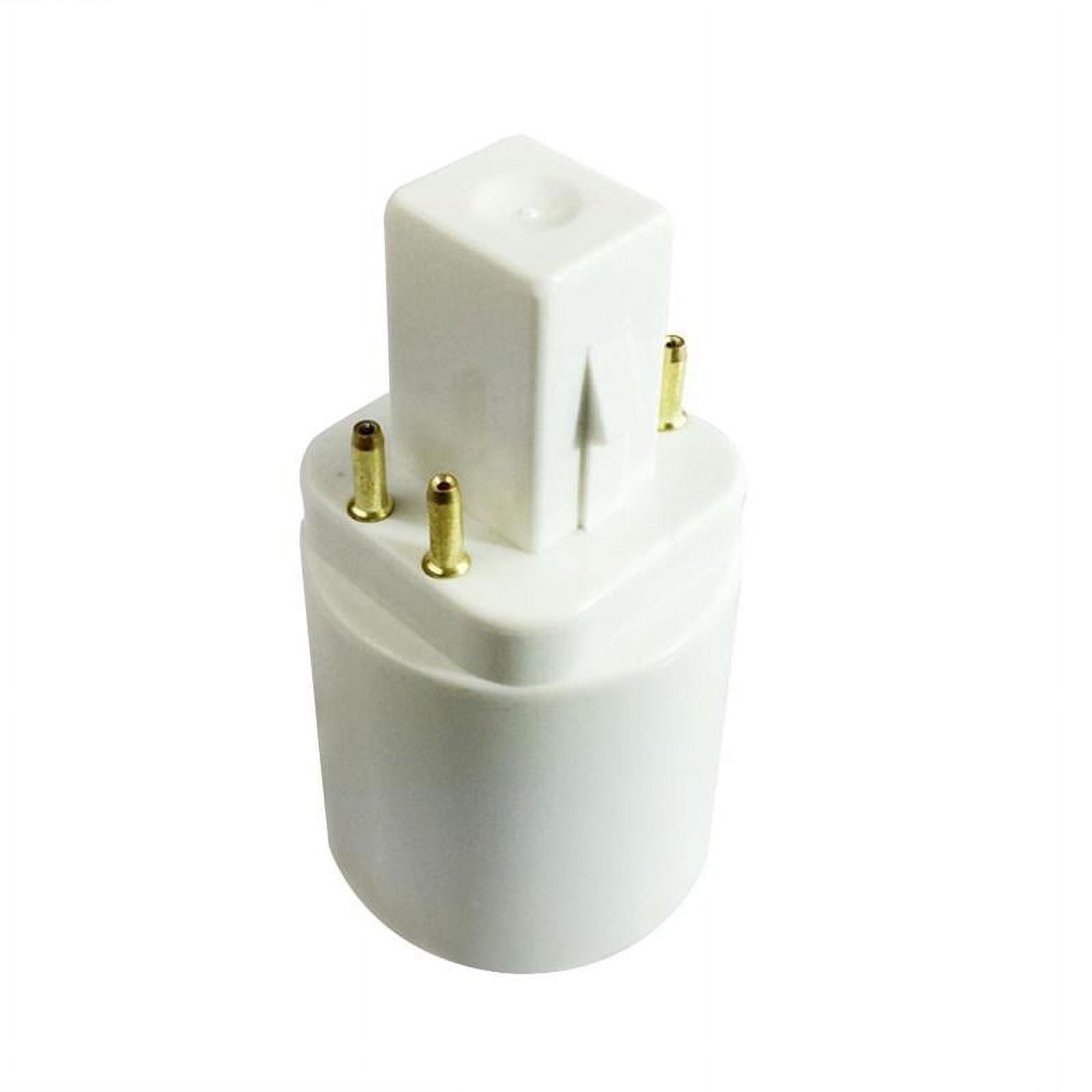 G24q to E27 Plug Adapter Lamp Socket/Lamp Holder/Socket Bulb (White ...