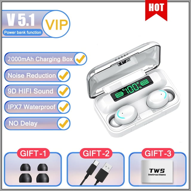 G28 TWS Wireless Bluetooth 5.2 Headphone Stereo Sports Waterproof ...