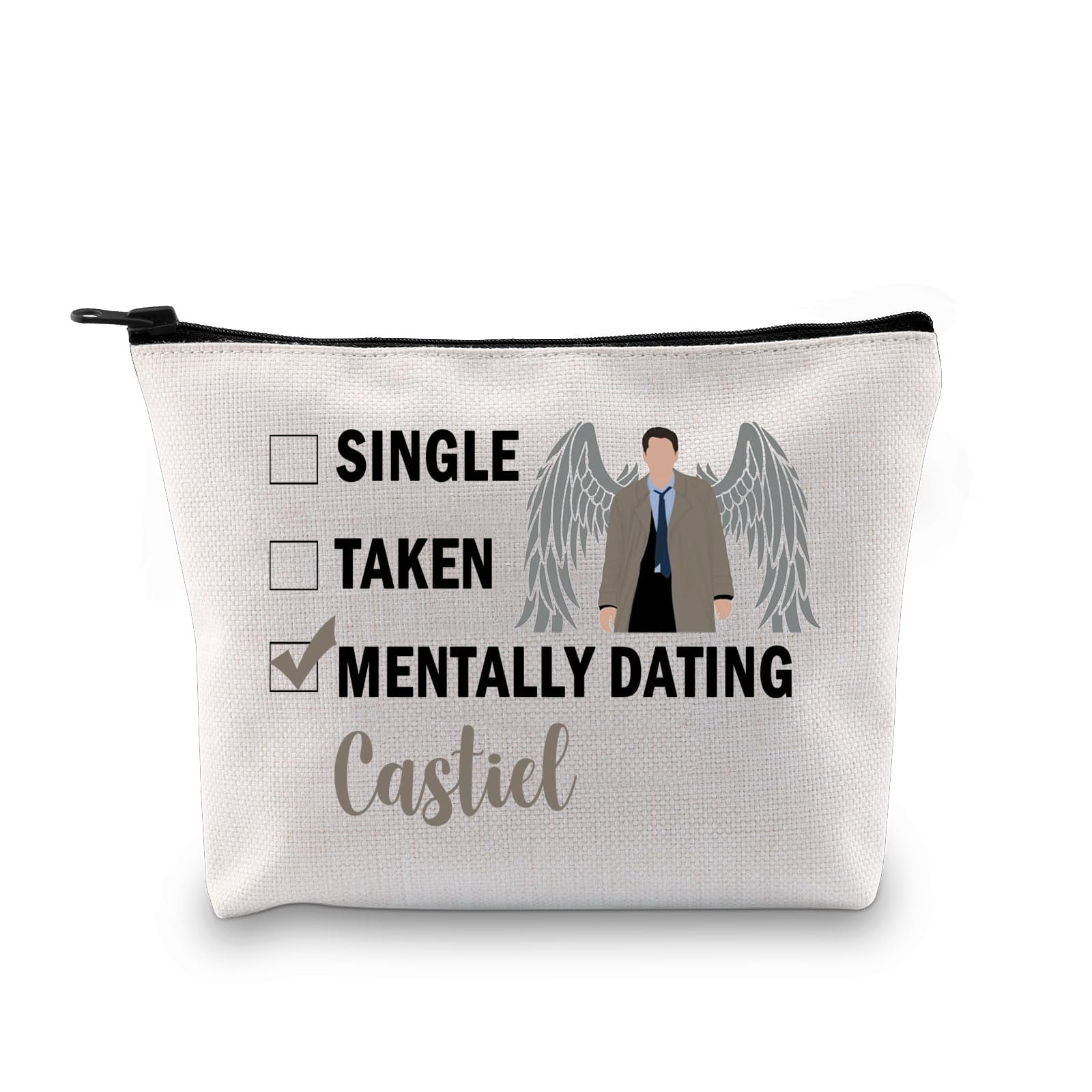 G2TUP Castiel Inspired Gift Dating Castiel Makeup Bag Castiel Fan ...
