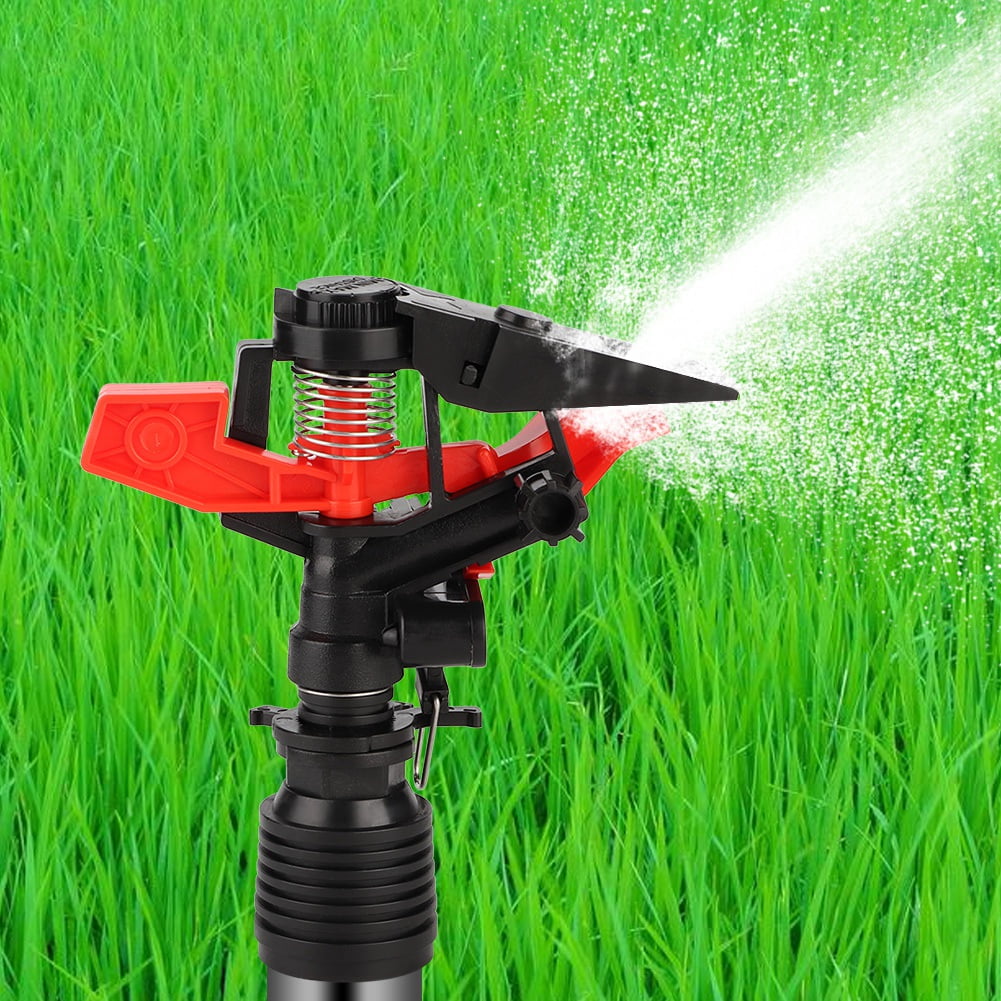 G3/4" Irrigation Head Rocker Arm Nozzle Auto Rotate Water Sprinkler ...