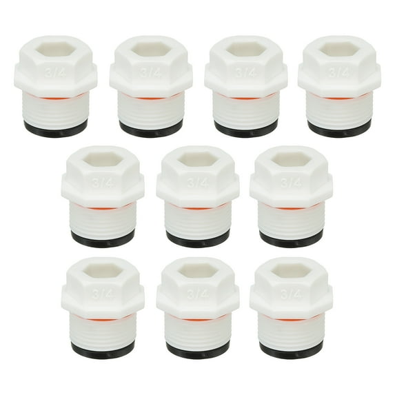 G3/4" Outer Hex Male Thread PPR Pipe Fitting End Cap, Tubing Stopper ...