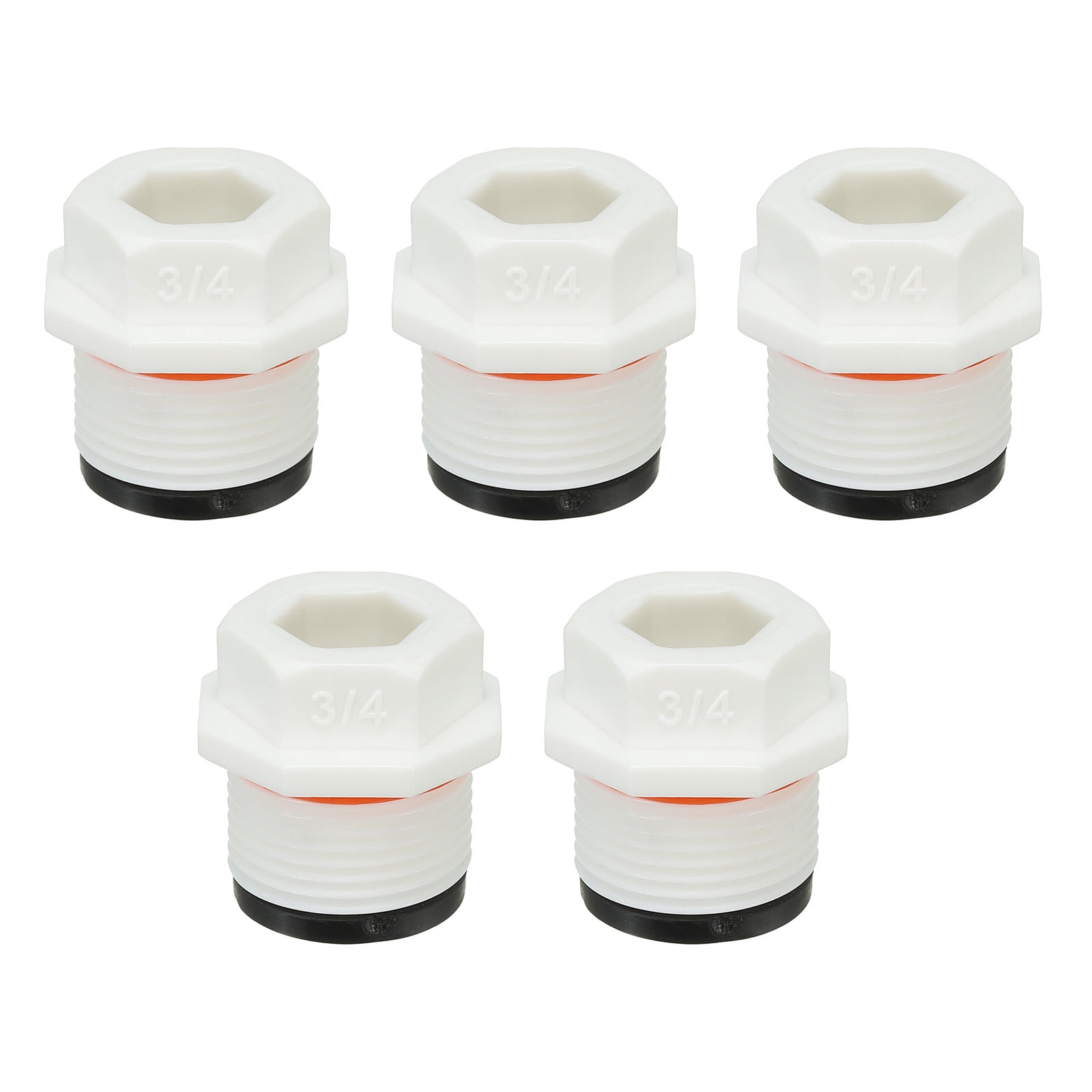 G3/4" Outer Hex Male Thread PPR Pipe Fitting End Cap, Tubing Stopper ...