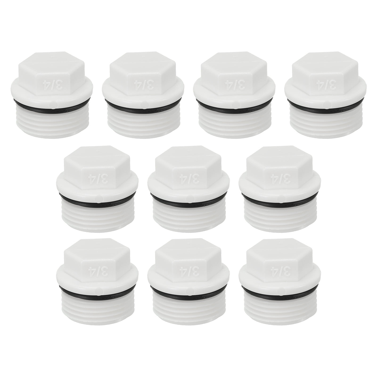 G3/4" Outer Hex Male Thread PPR Pipe Fitting End Cap, Tubing Stopper ...