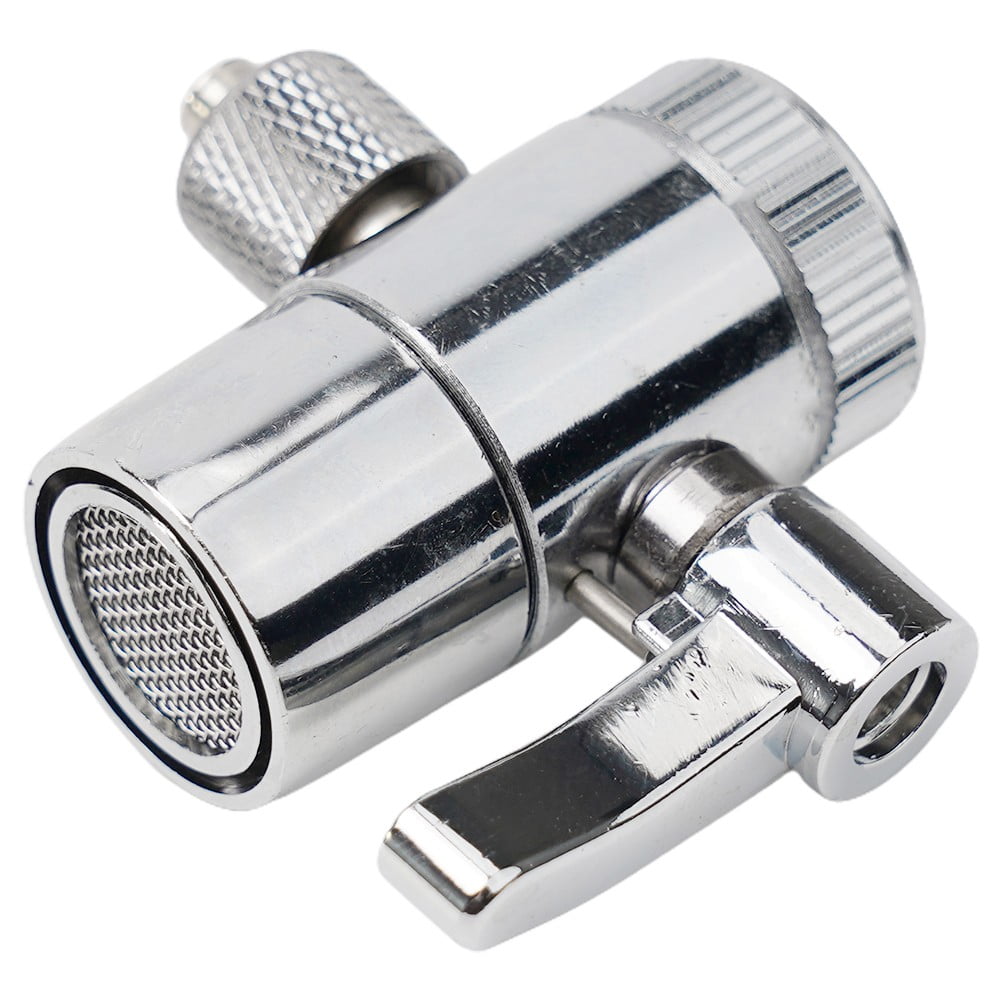 G3/8-Inch Faucet Adapter Diverter Valve, Water Filter System Connection ...