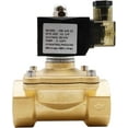 G3/8" to G2" Brass Electric Air Solenoid Valve,Normally Closed Solenoid Valve For Hot Water Oil ...