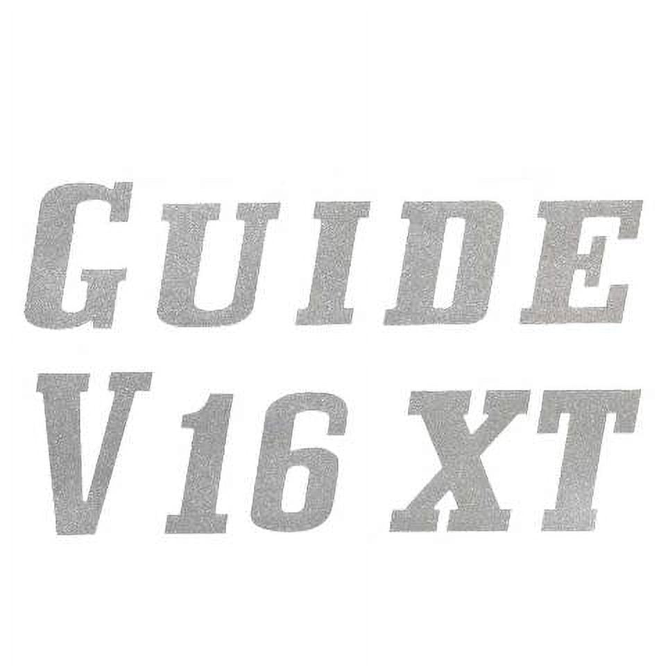 G3 Boat Brand Decal Sticker | Guide V16 XT Fishing Metallic Silver ...