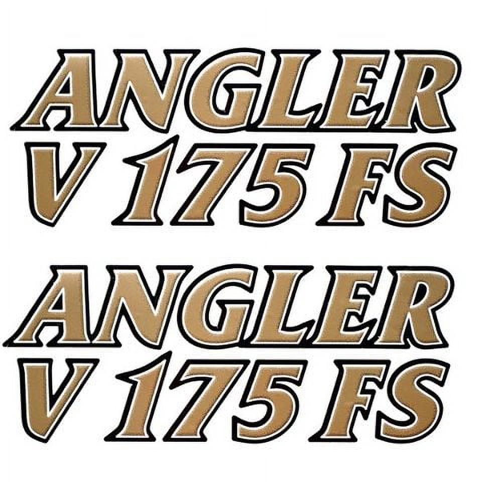 G3 Boat Decal 73404445 Angler V 175 FS | Gold / Black / White 11 Inch ...
