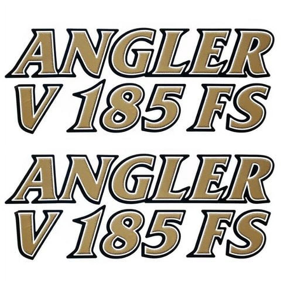 G3 Boat Decal 73404447 Angler V 185 | Gold / Black / White 11 Inch ...
