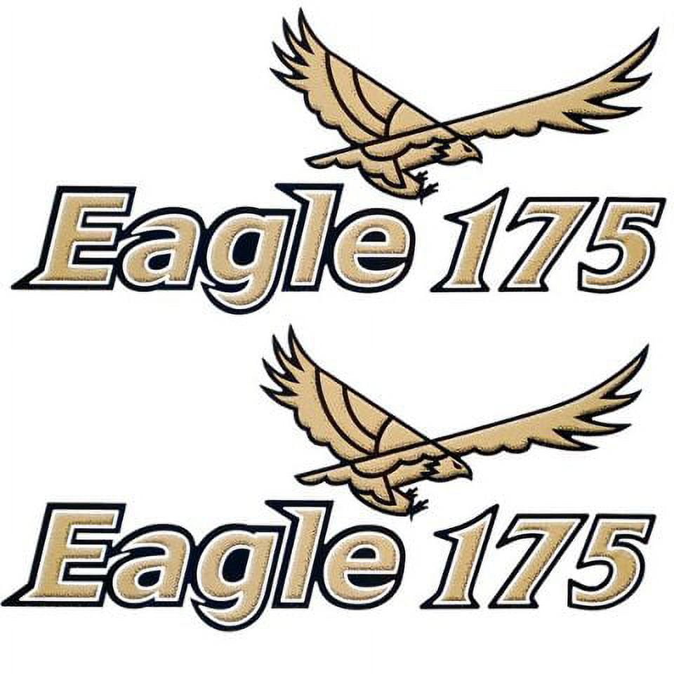 G3 Boat Decal 73404452 | 175 Eagle Metallic Gold Sticker (Pair ...