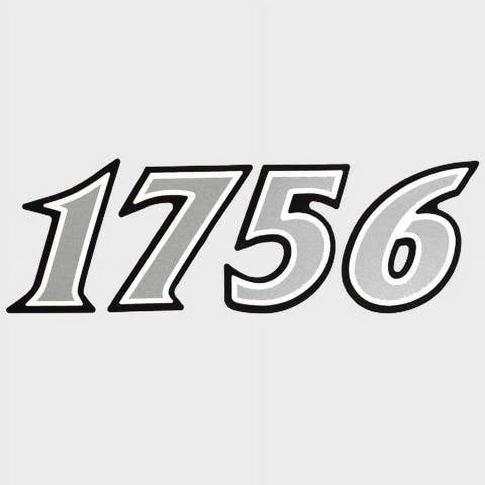 G3 Boat Decal 73404901 | 1756 DLX Silver 5 3/4 Inch Sticker - Walmart.com