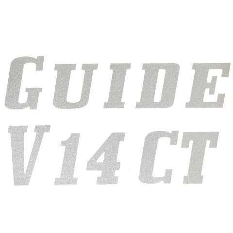 G3 Boat Model Decal 73404988 | Guide V14 CT Silver Sticker - Walmart.com