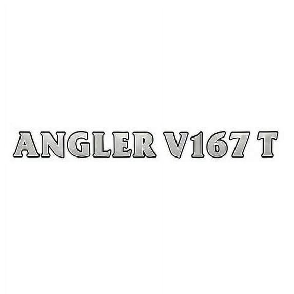 G3 Boat Decal 73405068 | Angler V167 T Silver Black White - Walmart.com