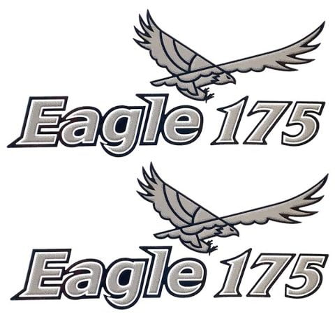G3 Boat Decals 73404484 | Eagle 175 Desert Silver 8 3/4 x 5 Inch (Pair ...