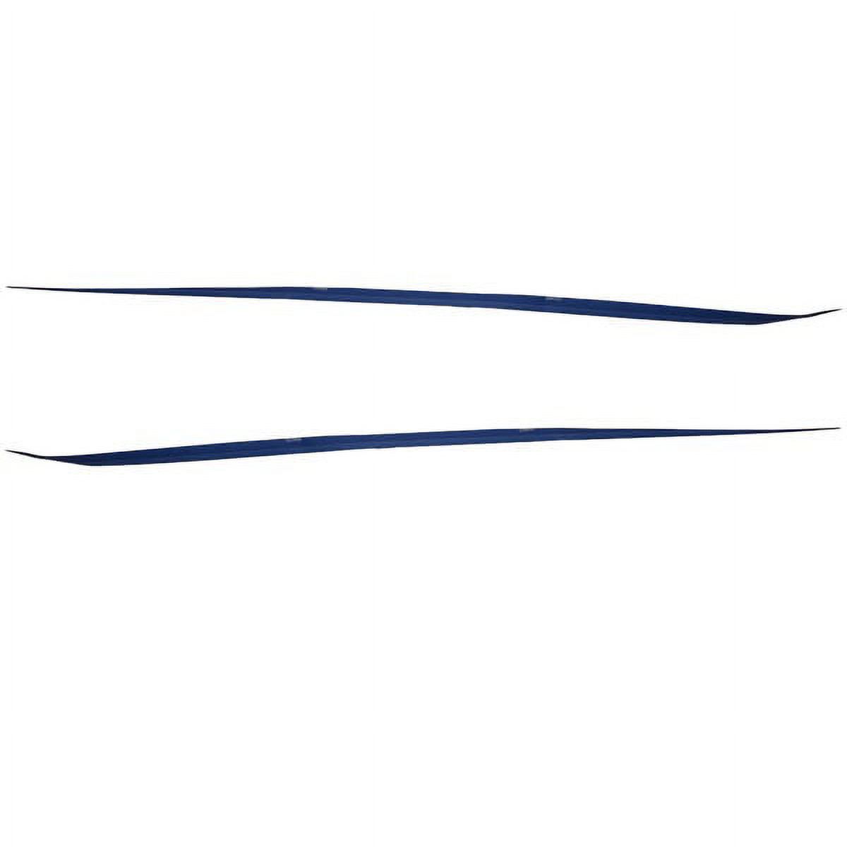 G3 Boat Graphic Decals | Blue Tapered Pinstripe Stickers (Set of 2 ...