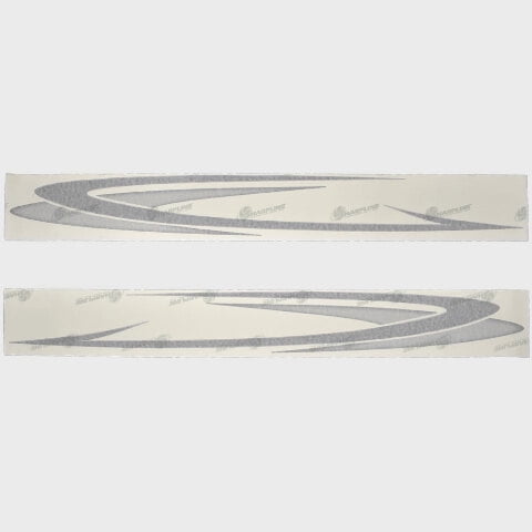 G3 Boat Hull Graphic Decals | Sportsman SS Silver Black (Set of 2 ...