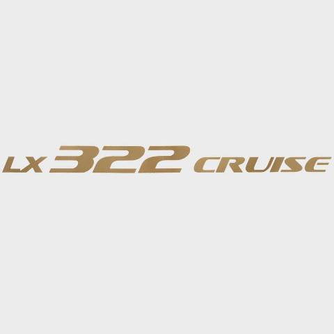 G3 Boat Lettering Decal 73404968 | SunCatcher LX 322 Cruise Gold ...