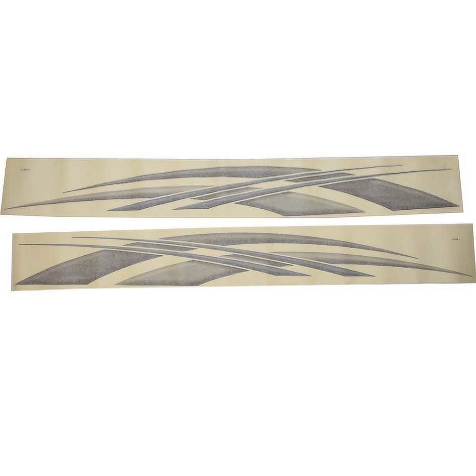 G3 Boat Side Decal 73404828 | 92 Inch Black Silver Blue (Set of 2 ...