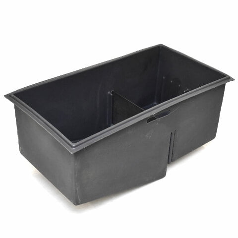 G3 Boat Storage Tub Bin | 38 x 19 1/4 x 18 Inch Black Plastic - Walmart.com