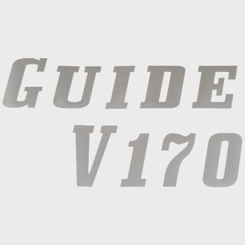 G3 Boat Decal 73404744 | Guide V170 Metallic Silver Vinyl Sticker ...
