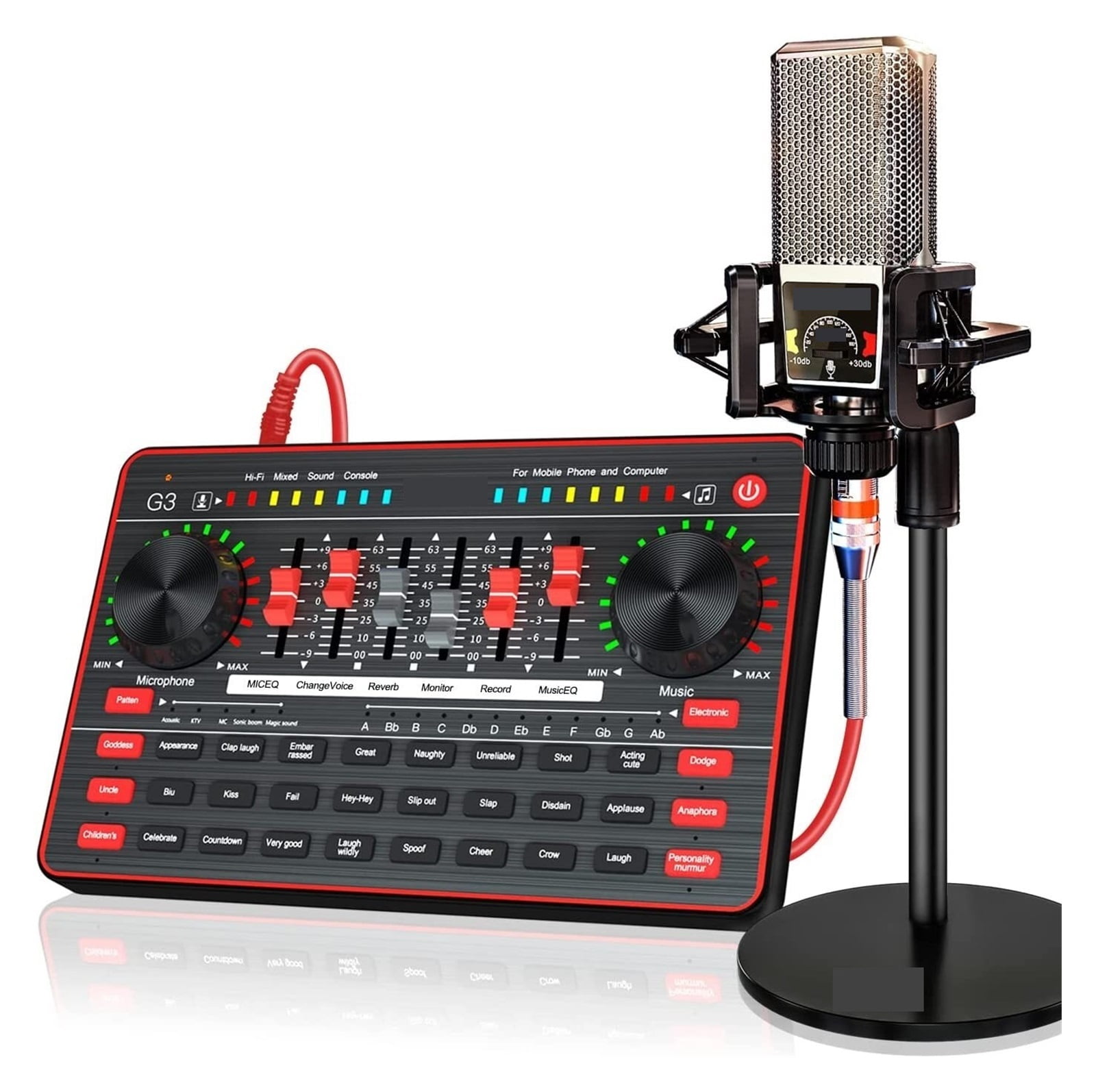 G3 Professional Sound Card Usb Microphones Mixer Interface Wired ...