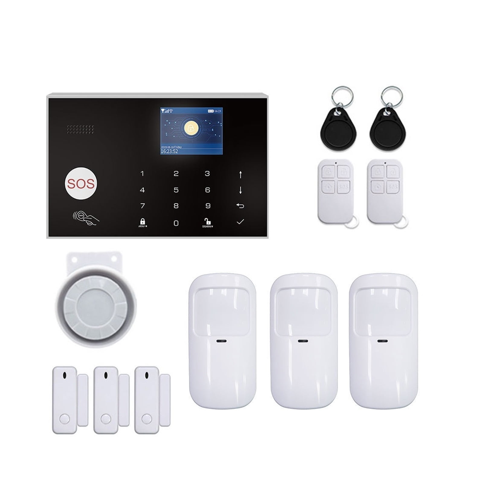G30 Security Alarm System Wifi Tuya Gsm Home Burglar Apps Control With ...