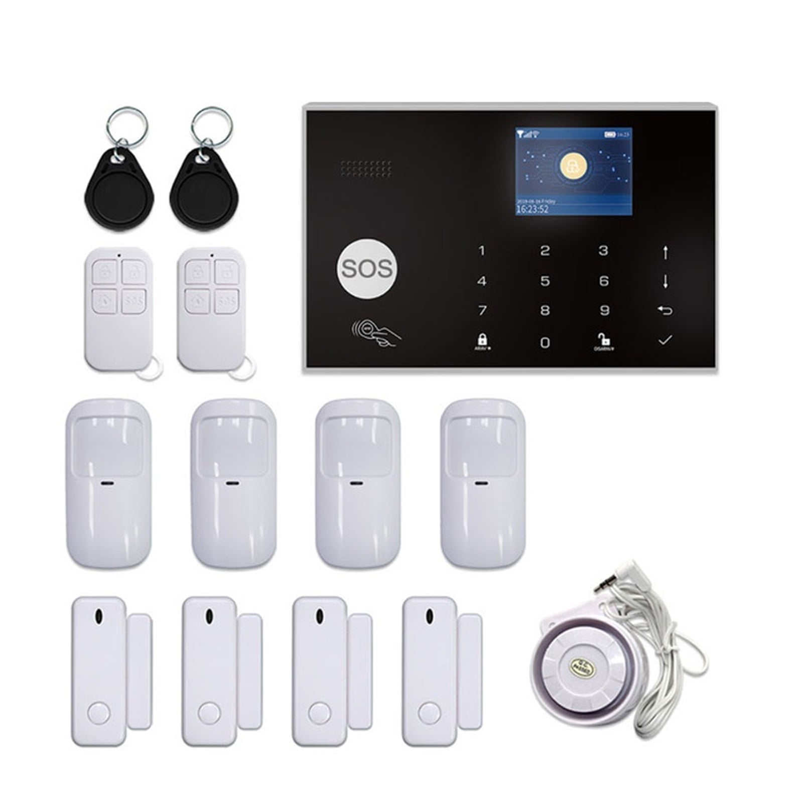 G30 Tuya GSM Home Security Alarm System 433MHz Wireless Burglar Alarm ...