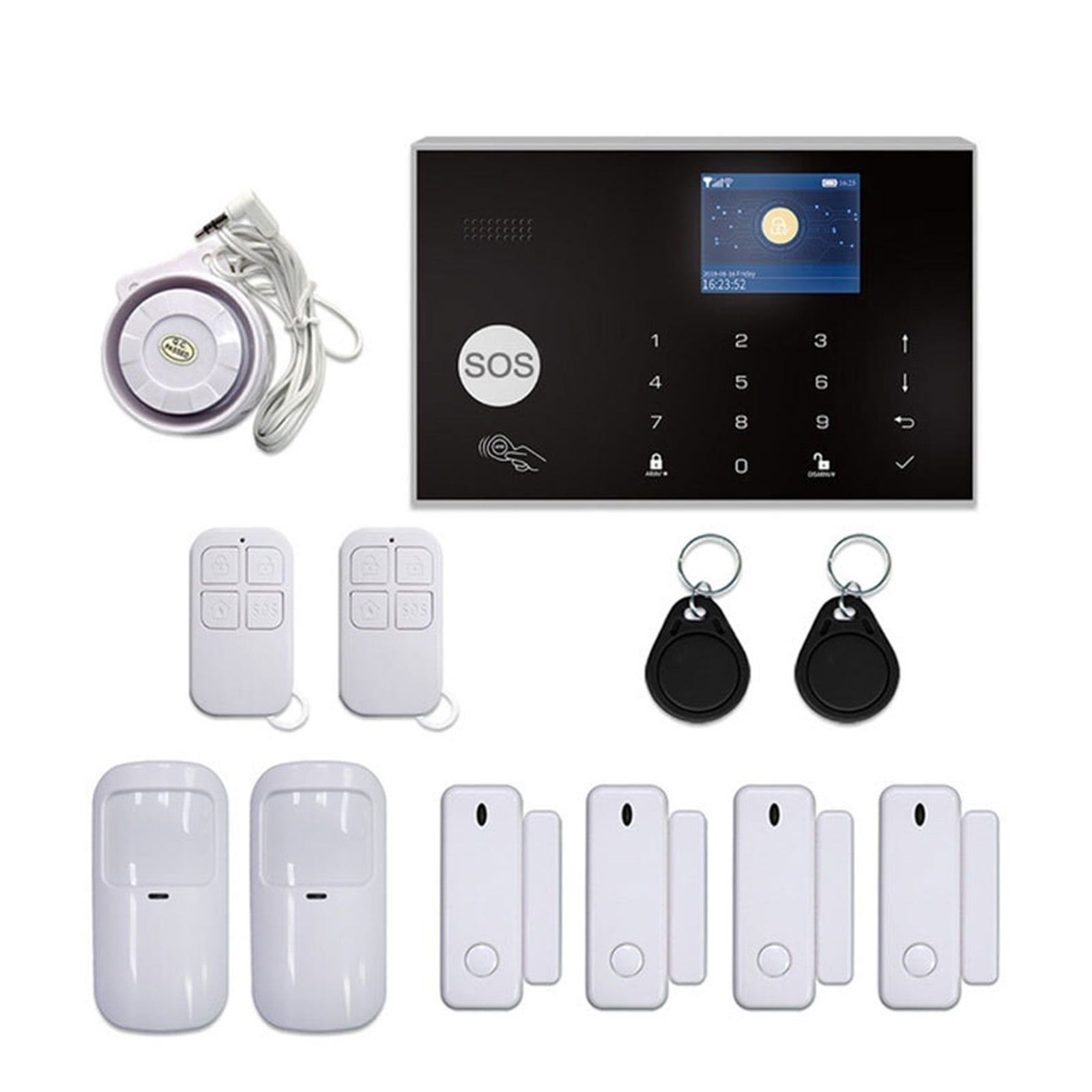 G30 Tuya WiFi GSM Home Security Alarm System Wireless Burglar Alarm Kit ...