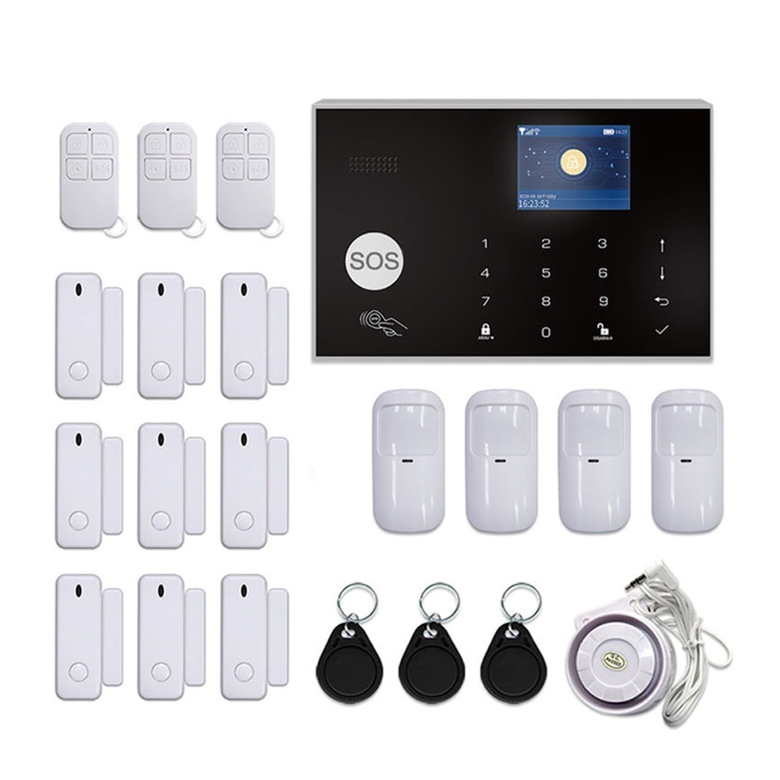 G30 Tuya WiFi GSM Home Security Alarm System Wireless Burglar Alarm Kit ...