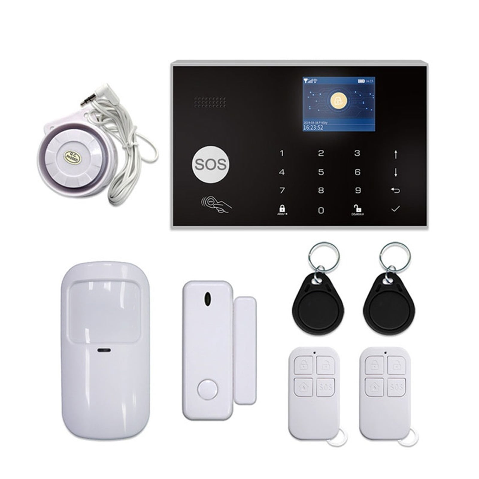 G30 Tuya WiFi GSM Home Security Alarm System Wireless Burglar Alarm Kit ...