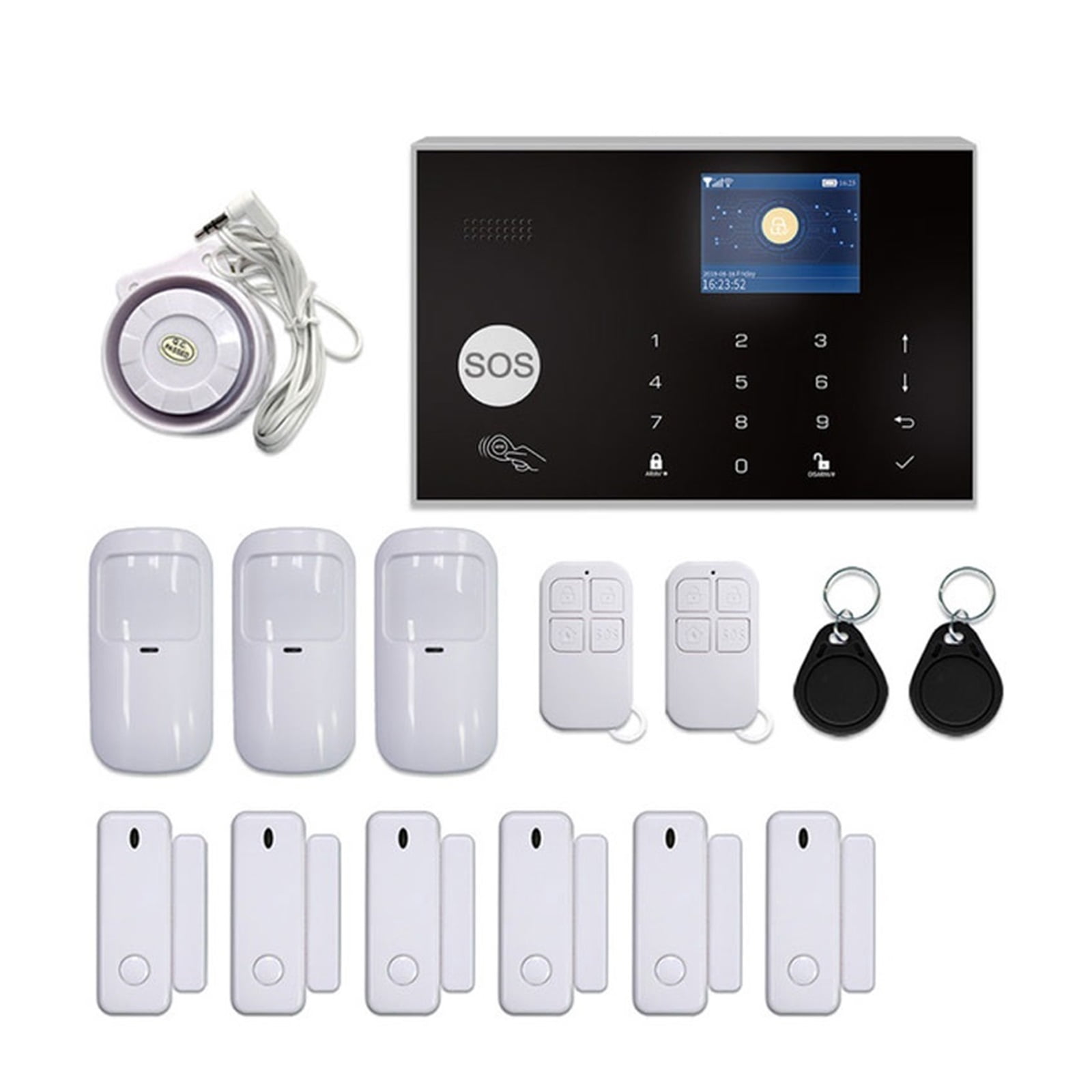 G30 Tuya WiFi GSM Home Security Alarm System Wireless Burglar Alarm Kit ...