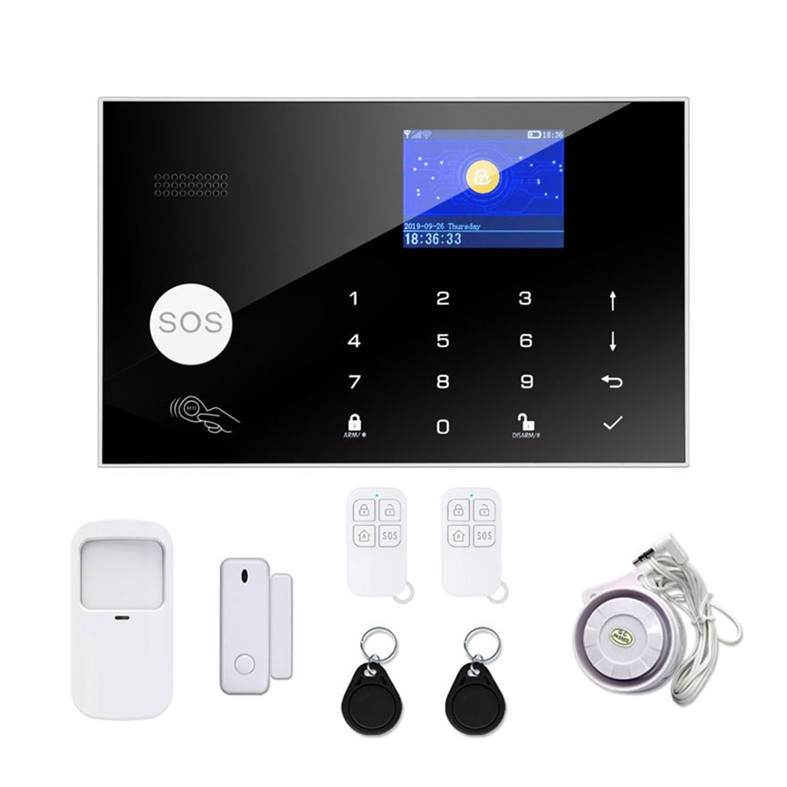 G30 Tuya Wifi Gsm Alarm Security System Kit Motion Detector Sensor ...