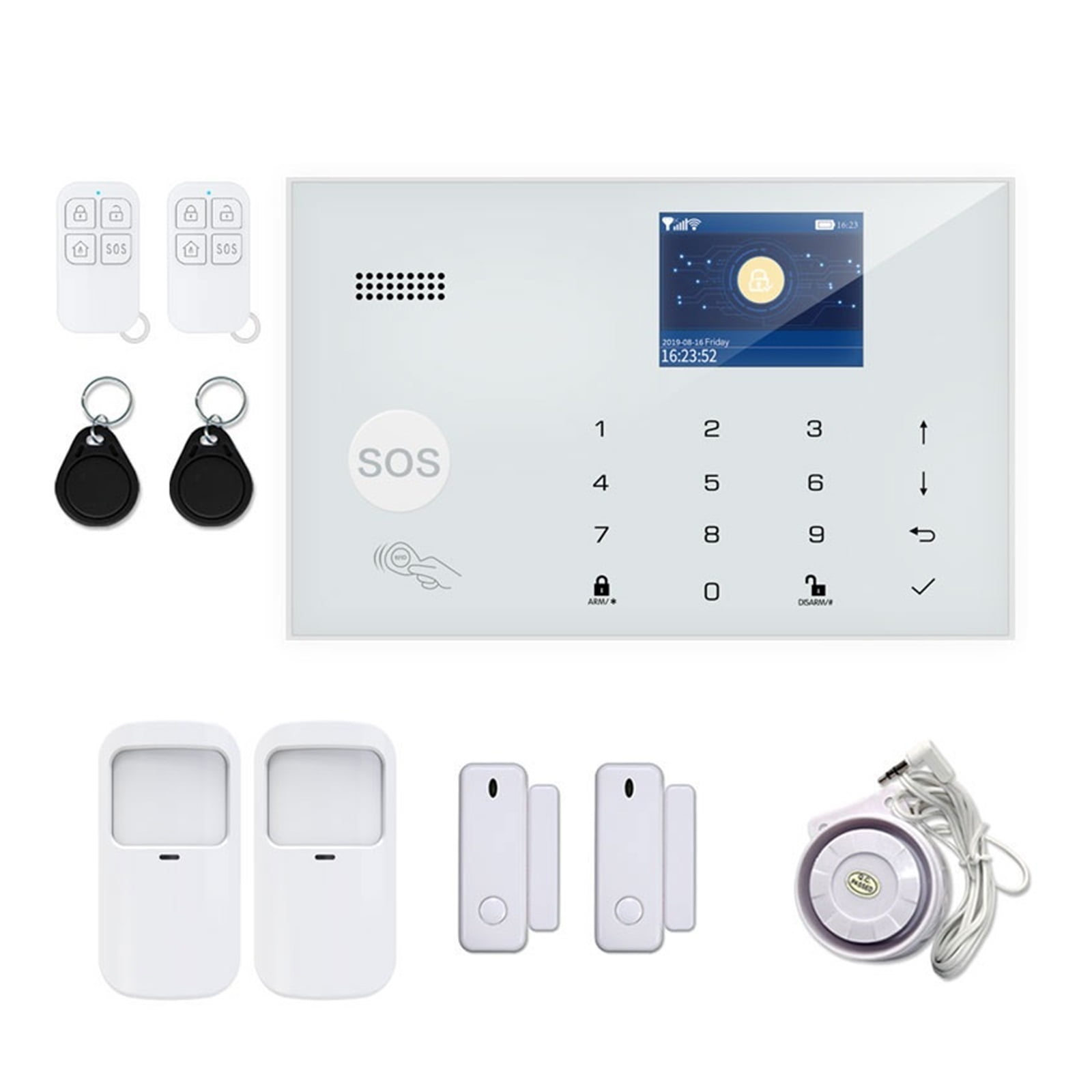 G30 Tuya Wifi Gsm Alarm Security System Kit Motion Detector Sensor ...