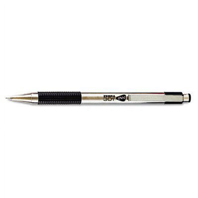 G301 Gel Retractable Stainless Pen - Stainless Steel Barrel, Black Ink ...