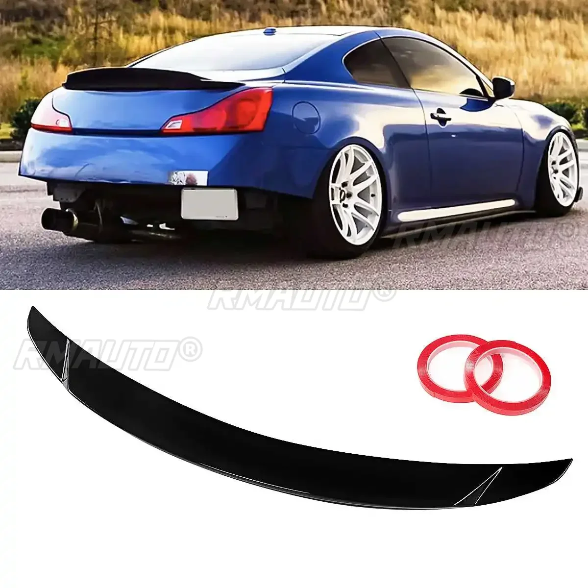 G37 Car Rear Trunk Spoiler Lip Boot Wing For Infiniti G Series G37 V36 ...