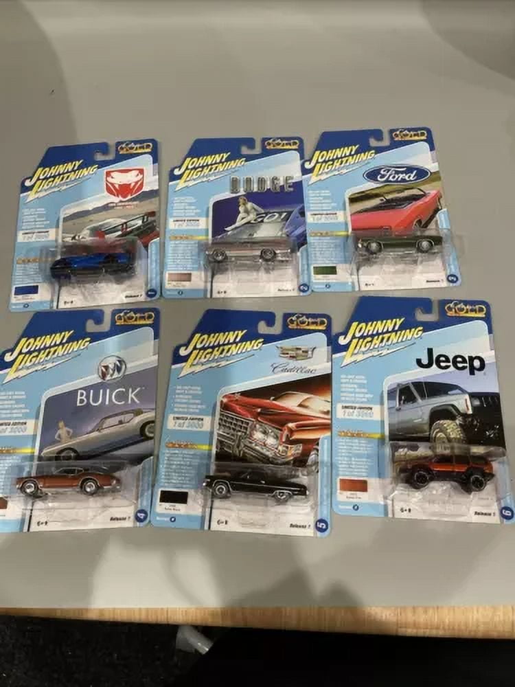 G4 2020 Johnny Lightning Classic Gold Collection R1 Ver B 6 Car Set 1 ...